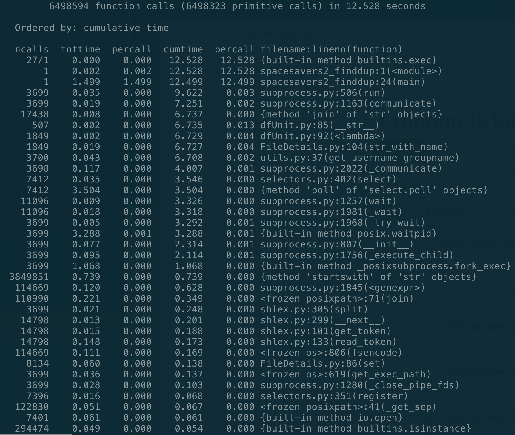 `finddup` is too slow · Issue #5 · CCBR/spacesavers2 · GitHub