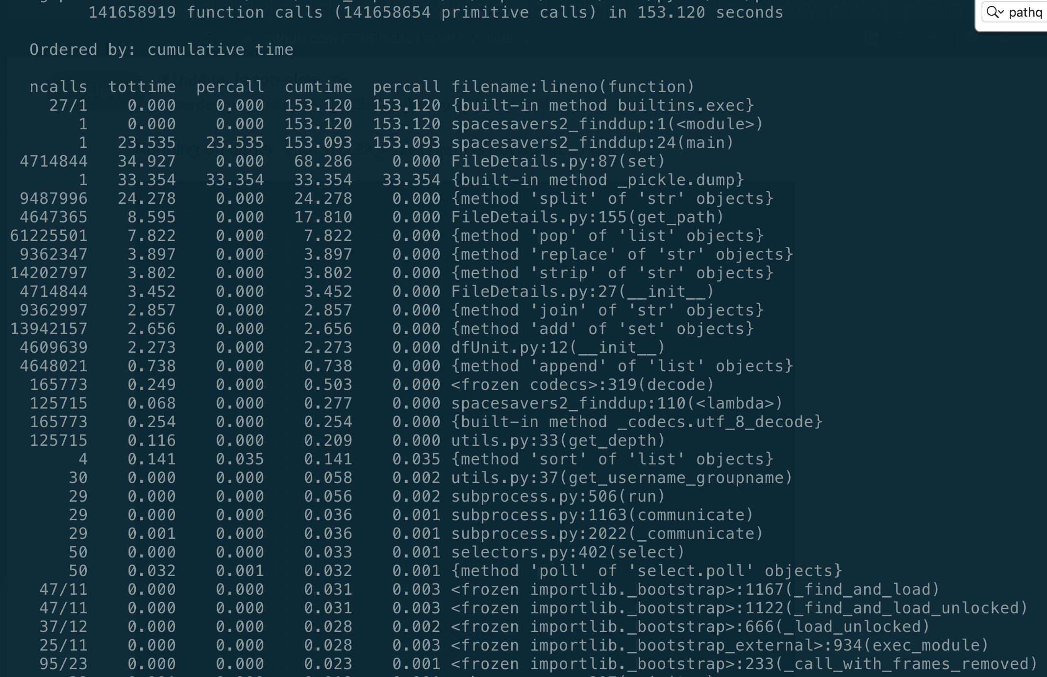 `finddup` is too slow · Issue #5 · CCBR/spacesavers2 · GitHub