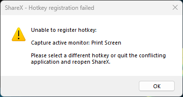 OneDrive causing hotkey conflict · Issue #6581 · ShareX/ShareX · GitHub