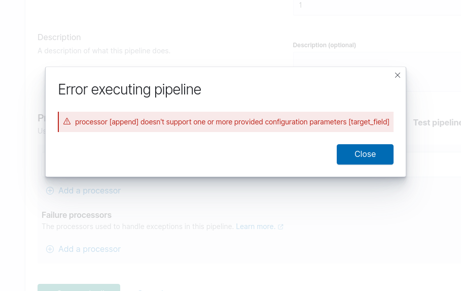 [Ingest Pipelines] Can't update a processor · Issue #105570 · elastic/kibana · GitHub