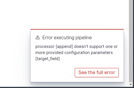 [Ingest Pipelines] Can't update a processor · Issue #105570 · elastic/kibana · GitHub