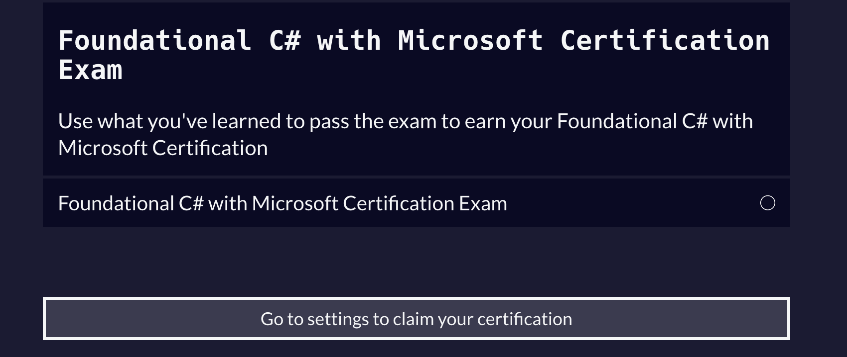Add validation for progress on C-Sharp Certs · Issue #51455 · freeCodeCamp/freeCodeCamp · GitHub