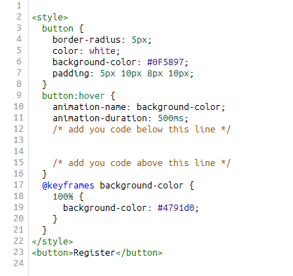 Applied Visual Design: Modify Fill Mode of an Animation - Not accepting all valid answers ...