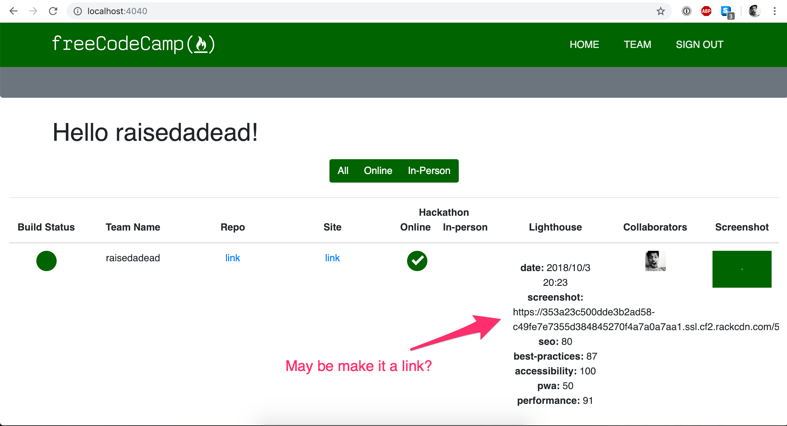 Link instead of full URL for the screenshot? · Issue #42 · freeCodeCamp/hackathon-leaderboard ...
