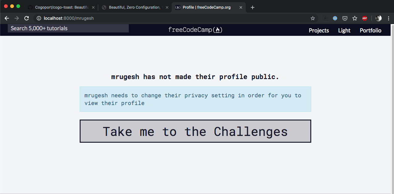 Settings button not visible on private profile · Issue #36839 ...