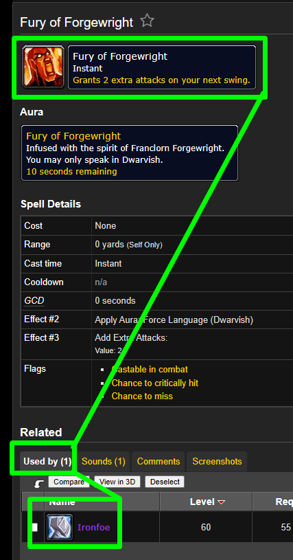 Ironfoe gives 3 extra swings not 2 · Issue #4130 · chromiecraft/chromiecraft · GitHub