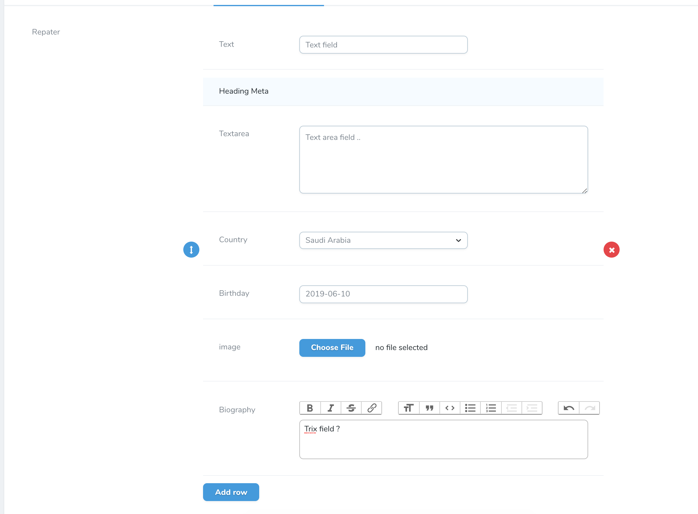 Rich text as a field type · Issue #34 · fourstacks/nova-repeatable-fields · GitHub