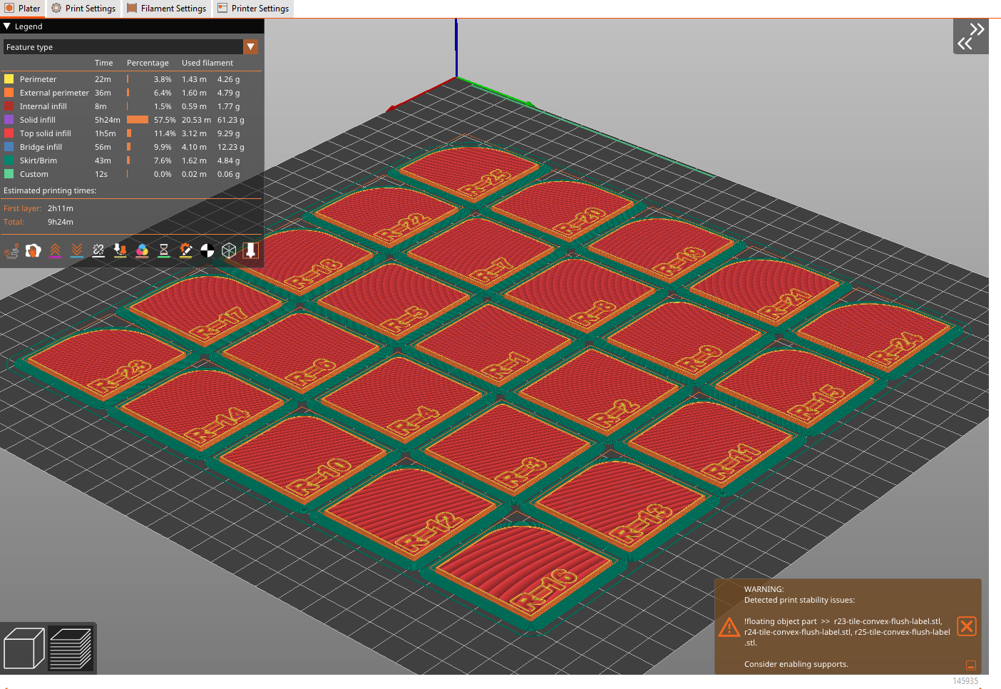 Incorrect detection of print stability issues with simple puzzle cube piece · Issue #9587 ...