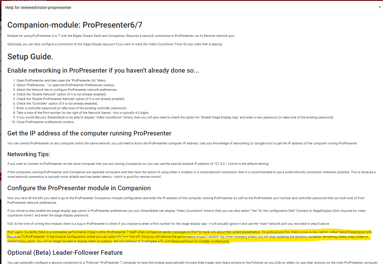 Pro7 Slides Remaining "N/A" · Issue #68 · bitfocus/companion-module-renewedvision-propresenter ...