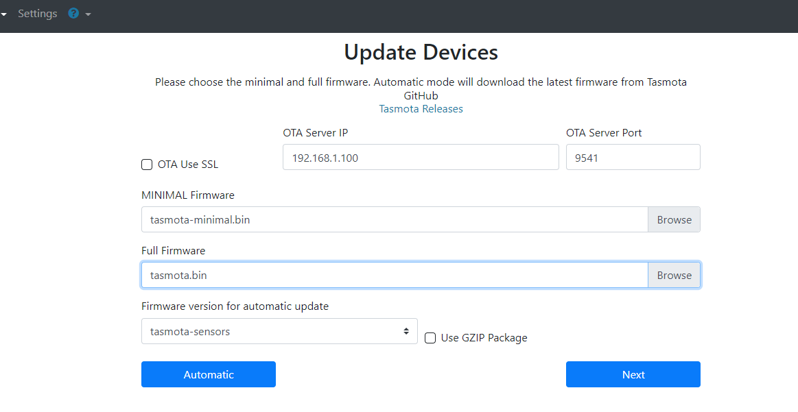 Check if OTA URL is accessible before updating devices · Issue #524 · TasmoAdmin/TasmoAdmin · GitHub