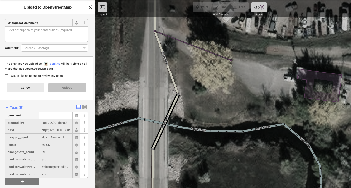`mapwithai` changeset source is pre-filled even if no Rapid layers were used · Issue #701 ...