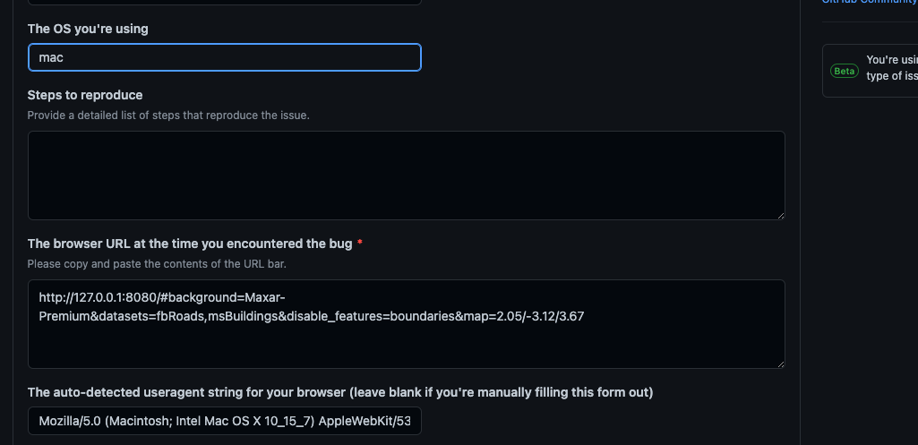 Add Autodetection For Os And User Agent Strings · Issue 806 · Facebookrapid · Github
