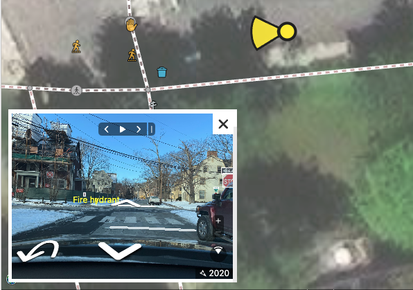Clicking on a Mapillary Object detection does not show associated ...