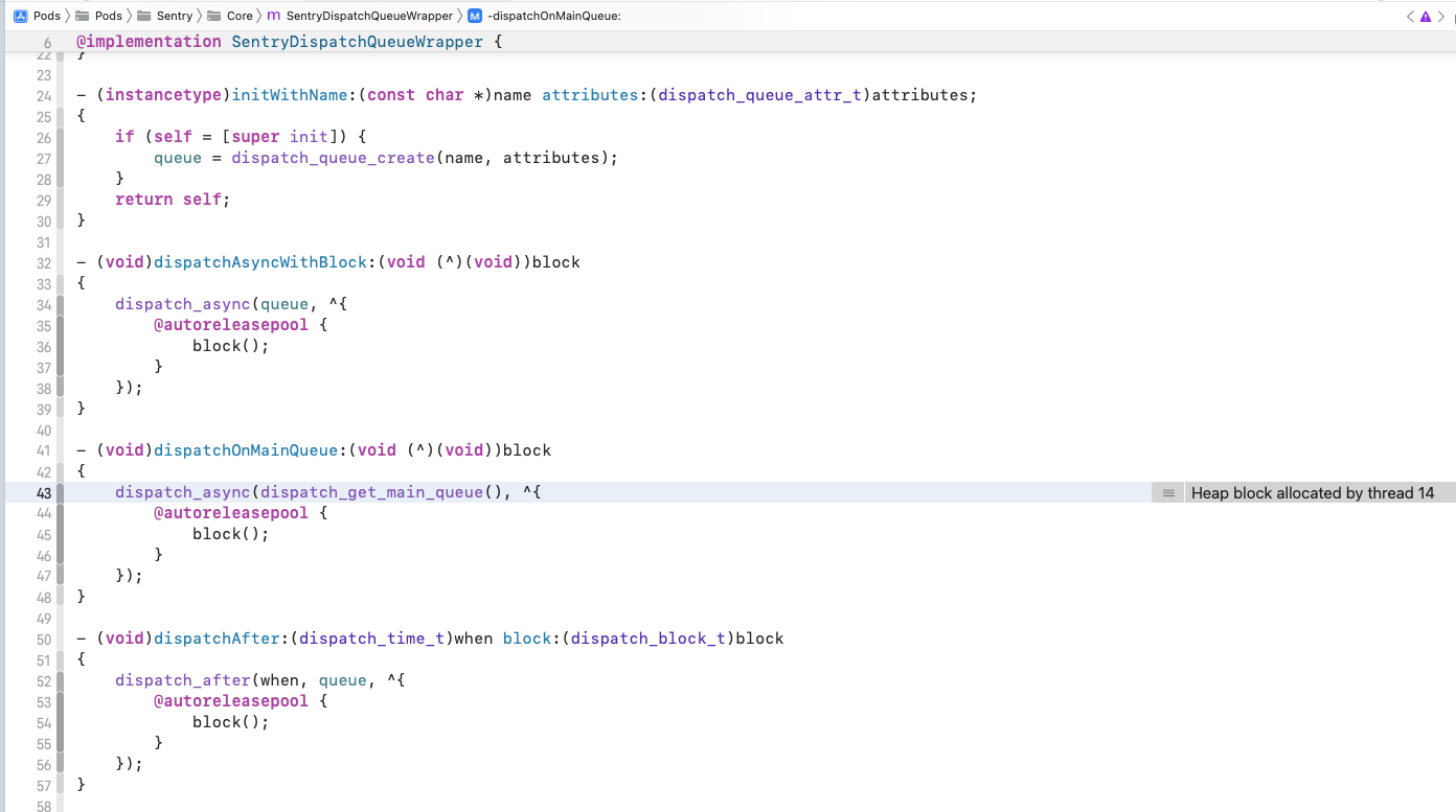 detectANRs thread safe issue · Issue #2508 · getsentry/sentry-cocoa · GitHub