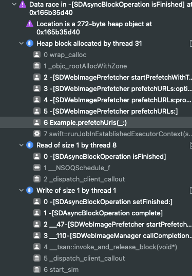 SDWebImageDownloaderOperation isFinished - race condition · Issue #3275 · SDWebImage/SDWebImage ...