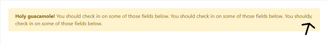 Dismissing Alerts And Long Text · Issue 24625 · Twbs Bootstrap · Github