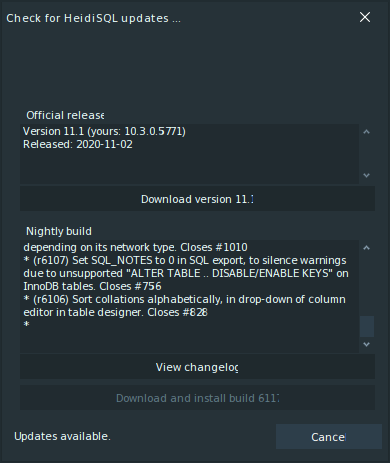 [wine] HeidiSQL can't connect to update check website · Issue #1209 · HeidiSQL/HeidiSQL · GitHub