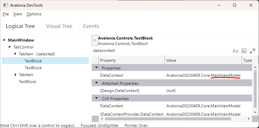 TabItem not passing its DataContext to its child view · Issue #10958 · AvaloniaUI/Avalonia · GitHub