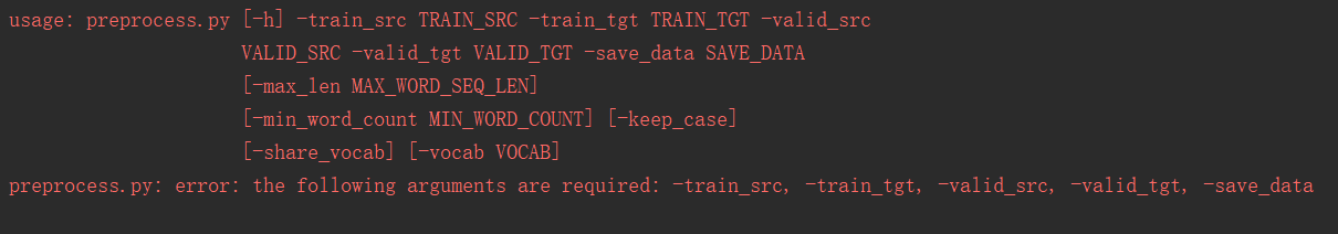 arguments problem? · Issue #82 · jadore801120/attention-is-all-you-need-pytorch · GitHub