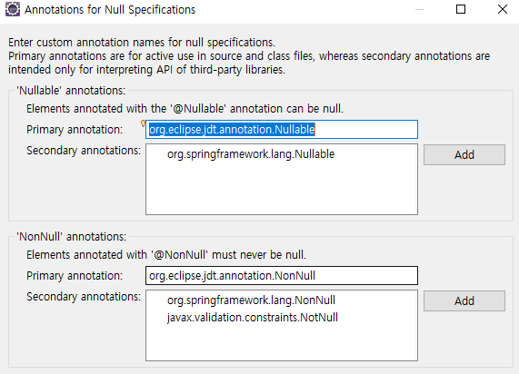Spring - Null-Safety - Haeng On