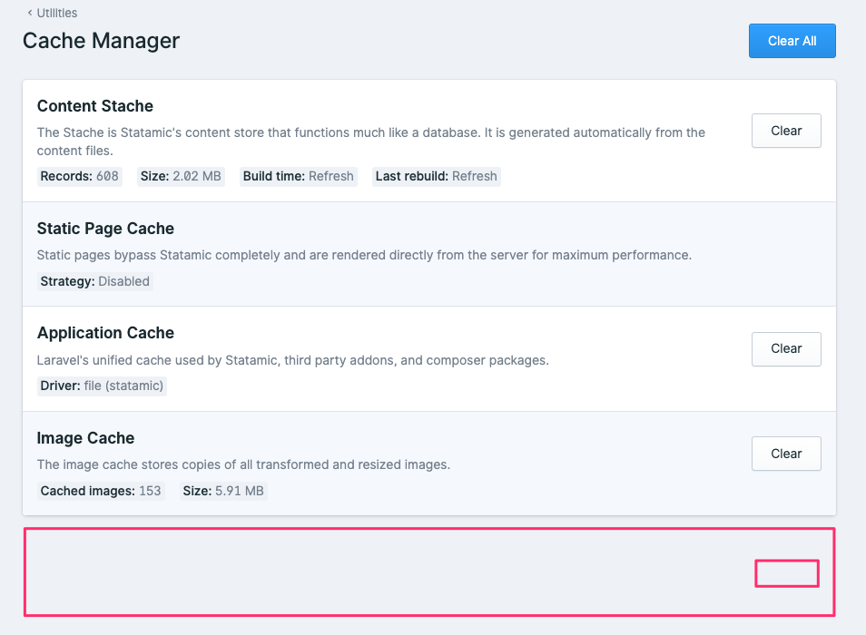 Add "Warm Cache" button for Cache Manager · Issue #661 · statamic/ideas · GitHub