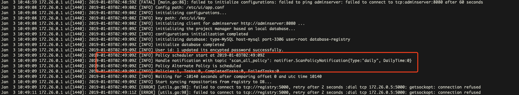 how to disable img scan_all job? · Issue #6492 · goharbor/harbor · GitHub