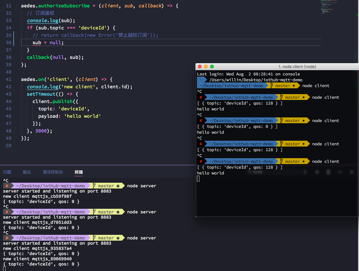 Subscribepublish Error Cannot Print · Issue 659 · Mqttjsmqttjs · Github