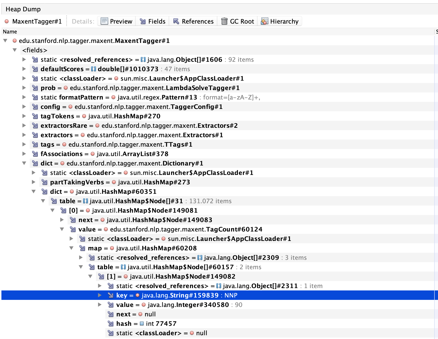 [MEMORY] Strings de-duplication in lexicons etc. · Issue #1004 · stanfordnlp/CoreNLP · GitHub