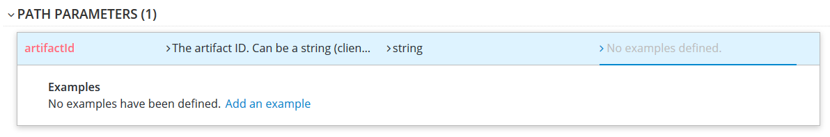 Unable to add a Path Parameter Example via the UI · Issue #883 · Apicurio/apicurio-studio · GitHub