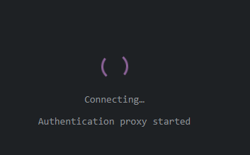 Lens frequently stuck at "Authentication proxy started" · Issue #4260 · lensapp/lens · GitHub