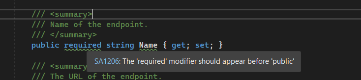 SA1206 `requires` should appear before access modifiers · Issue #3654 · DotNetAnalyzers ...