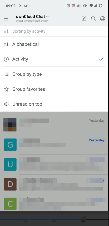 [FEATURE REQUEST] Move sort menu from toolbar to files view · Issue #2848 · owncloud/android ...