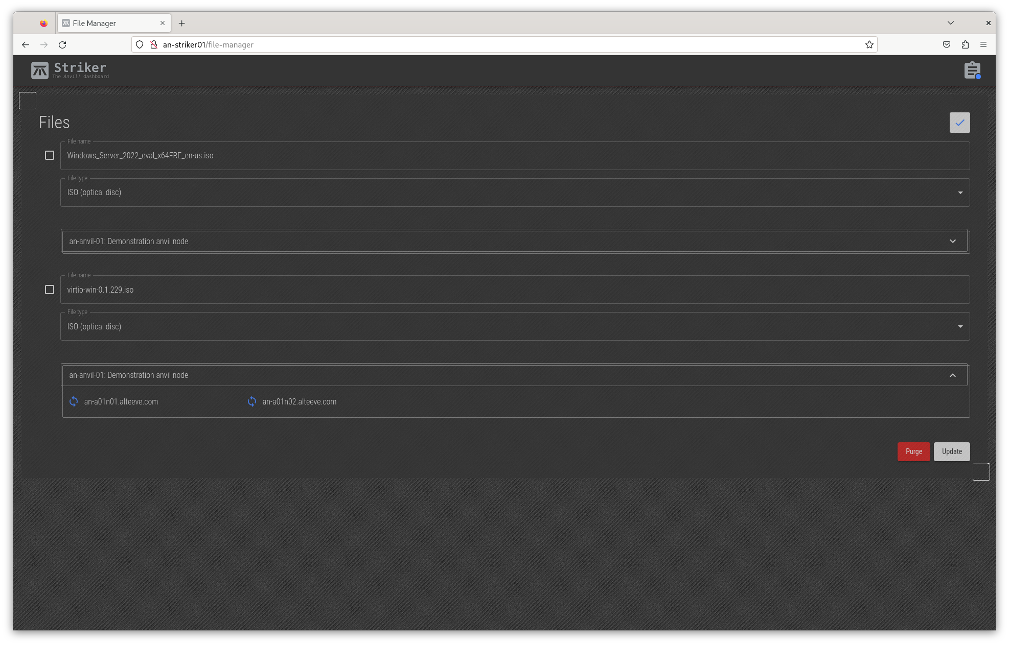 Files sync'ing to peers need to be shown in the file manager as "being sync'ed" vs "ready to use ...