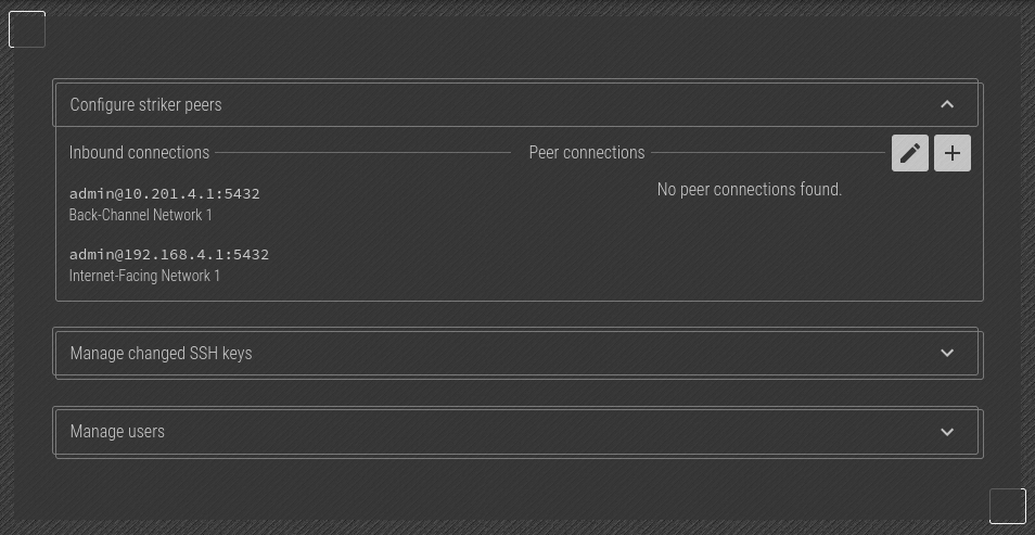 Peered Strikers don't show in Configure · Issue #519 · ClusterLabs/anvil · GitHub