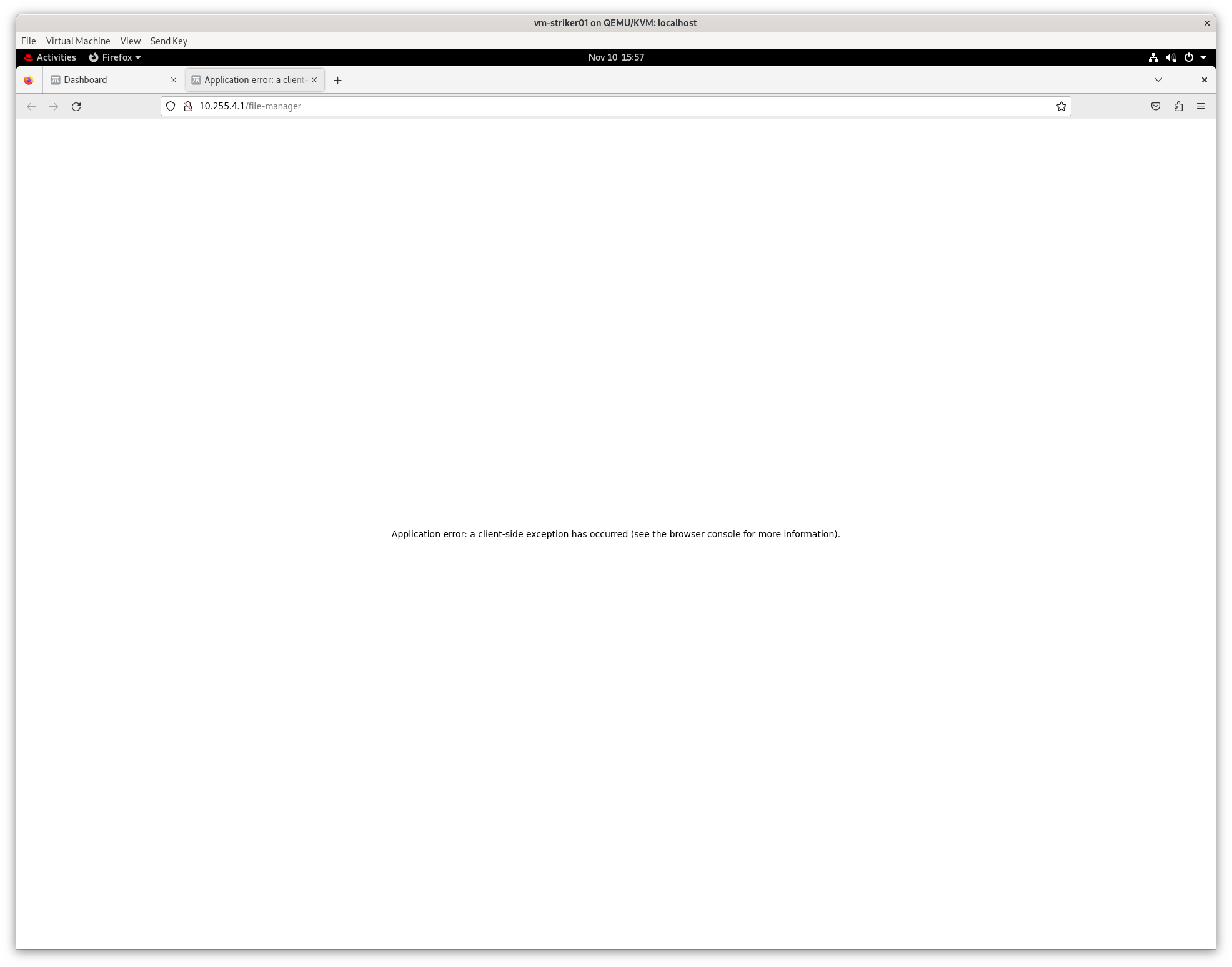 Trying to select a file to control where it sync's causes a UI crash · Issue #527 · ClusterLabs ...