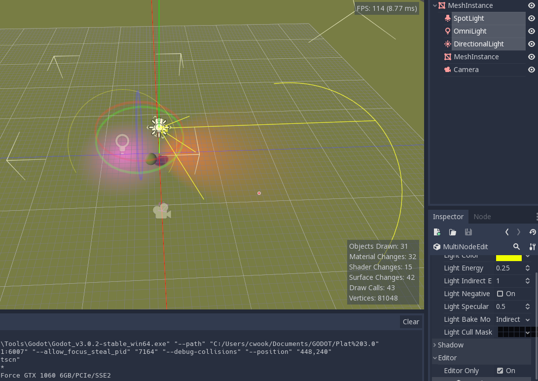 Lights (Spatial) set to editor_only still appear in release · Issue ...