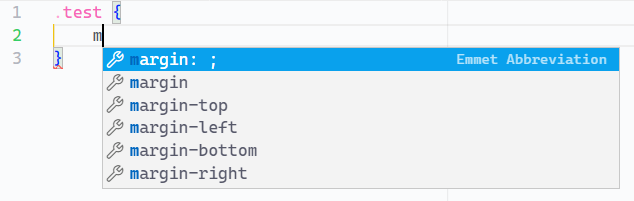 Css Emmet Abbreviations Not Working With More Than 1 Character · Issue 