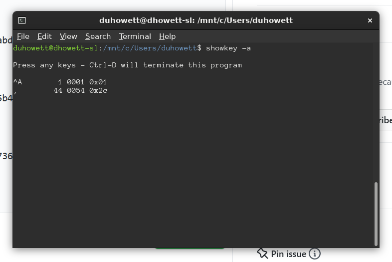 Cant Send Ctrl · Issue 10989 · Microsoftterminal · Github 