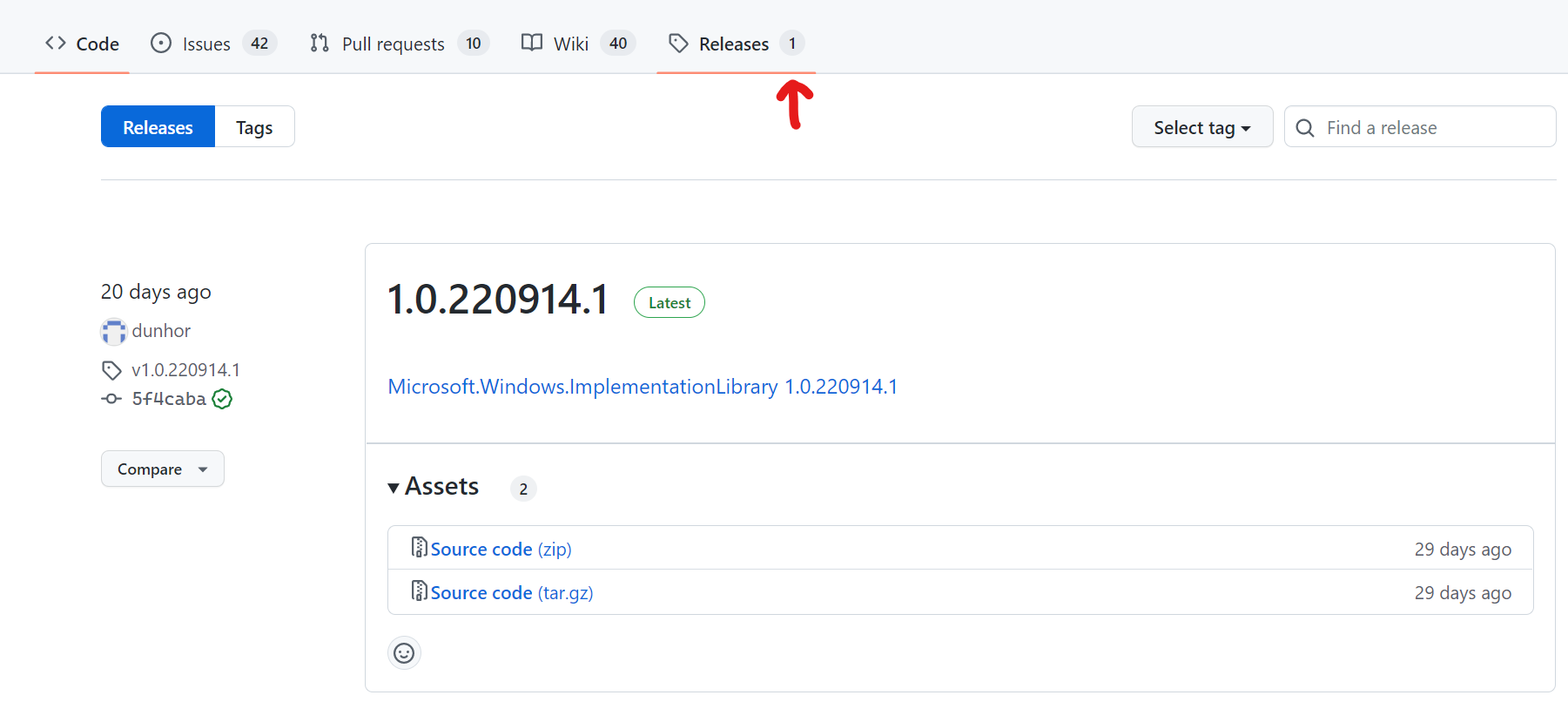 All Previous Releases And Tags Are Gone · Issue 268 · Microsoft Wil · Github