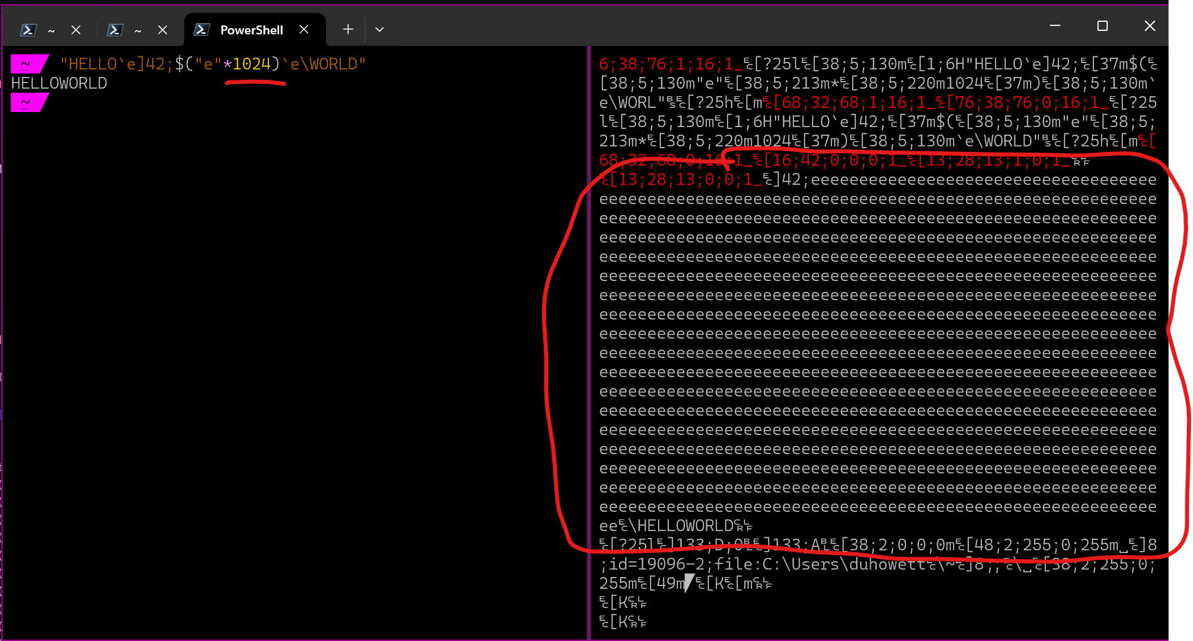 ConPTY not emitting OSC sequences longer than 256 characters (Windows 10) · Issue #15551 ...