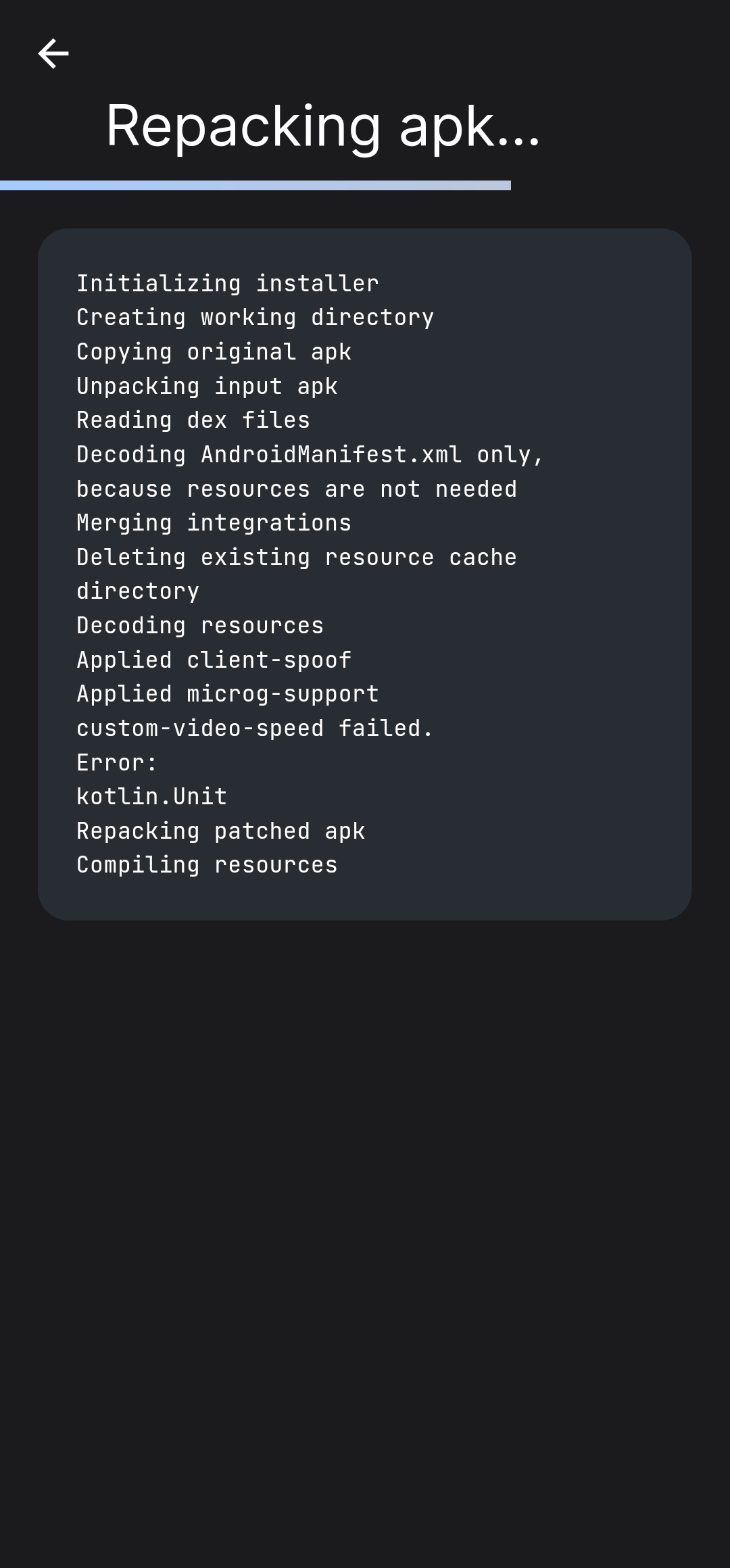 bug: Custom video speed patch for YouTube fails to apply · Issue #549 · ReVanced/revanced ...