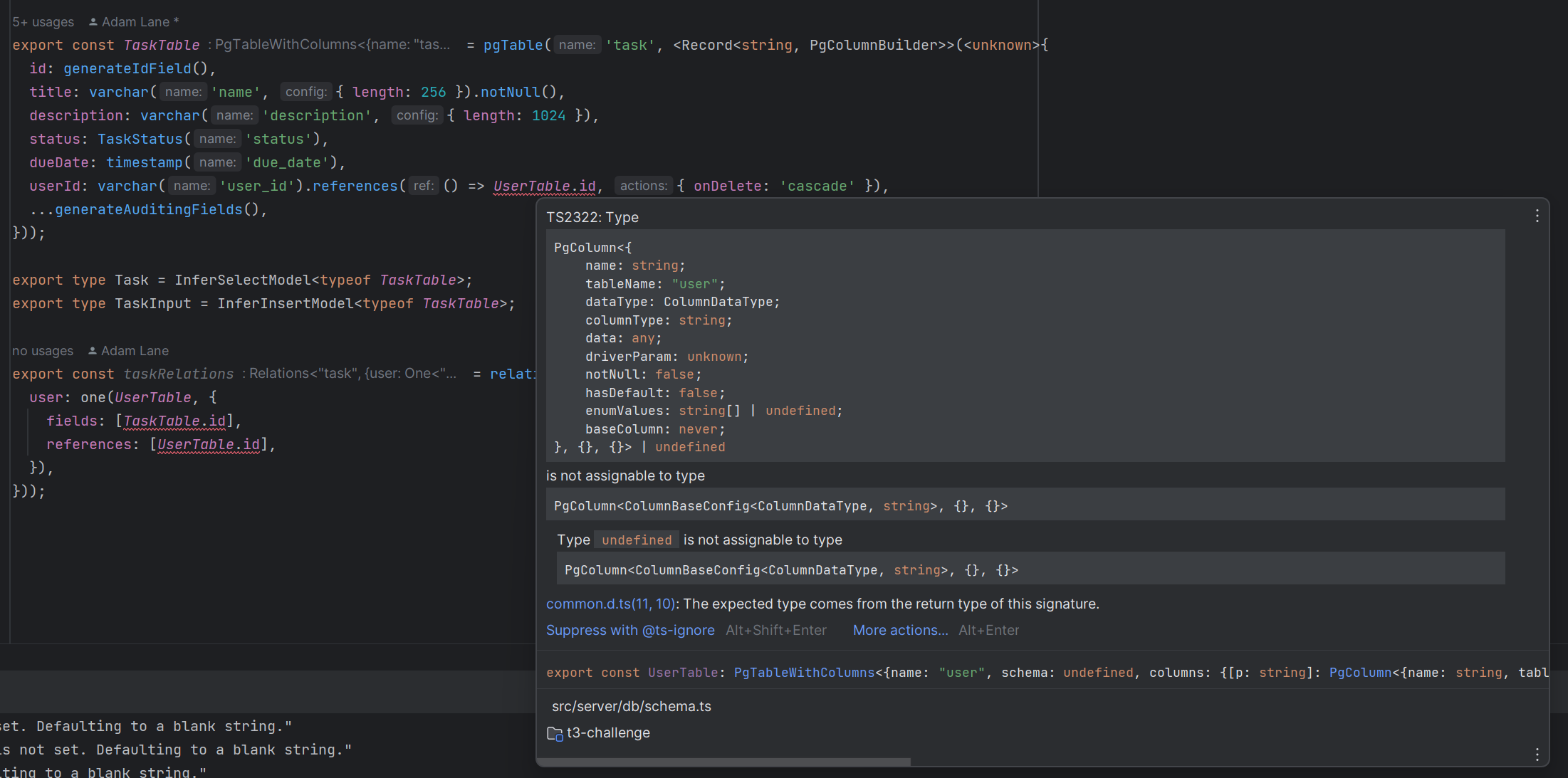 [bug] Strange Bug · Issue 1089 · Drizzle Team Drizzle Orm · Github