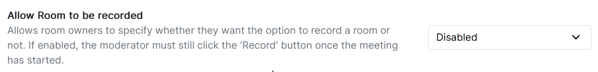 RFE: Disable recording management. · Issue #5198 · bigbluebutton/greenlight · GitHub
