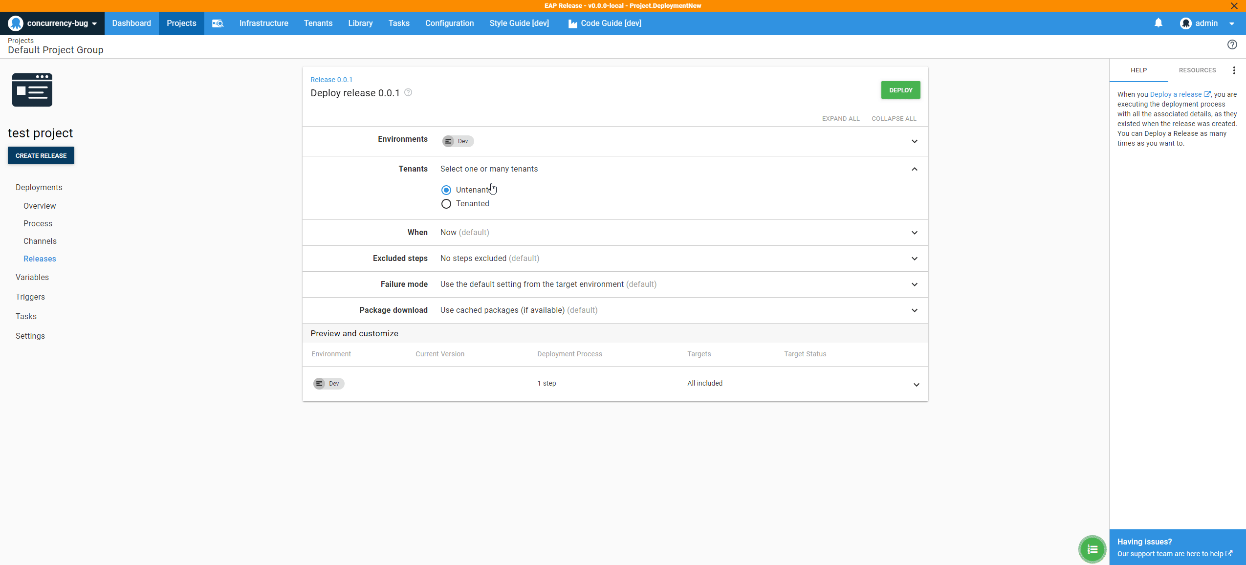 UI Race condition may result in deploying to wrong environments or tenants · Issue #6010 ...