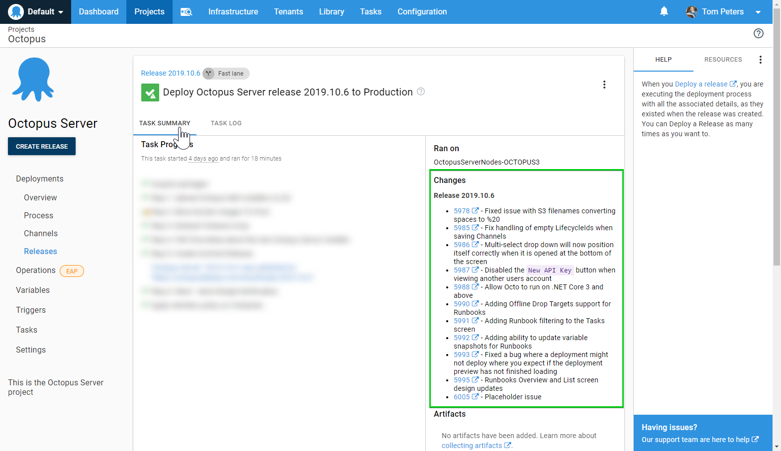 Long list of changes for deployments makes the deployment page unresponsive · Issue #6013 ...