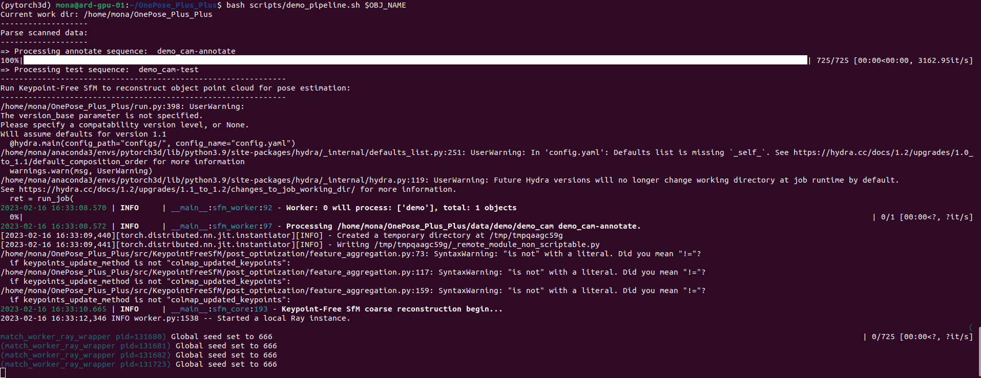 Demopipelinesh Got Stuck For Democam Obj Bash Scriptsdemopipeline