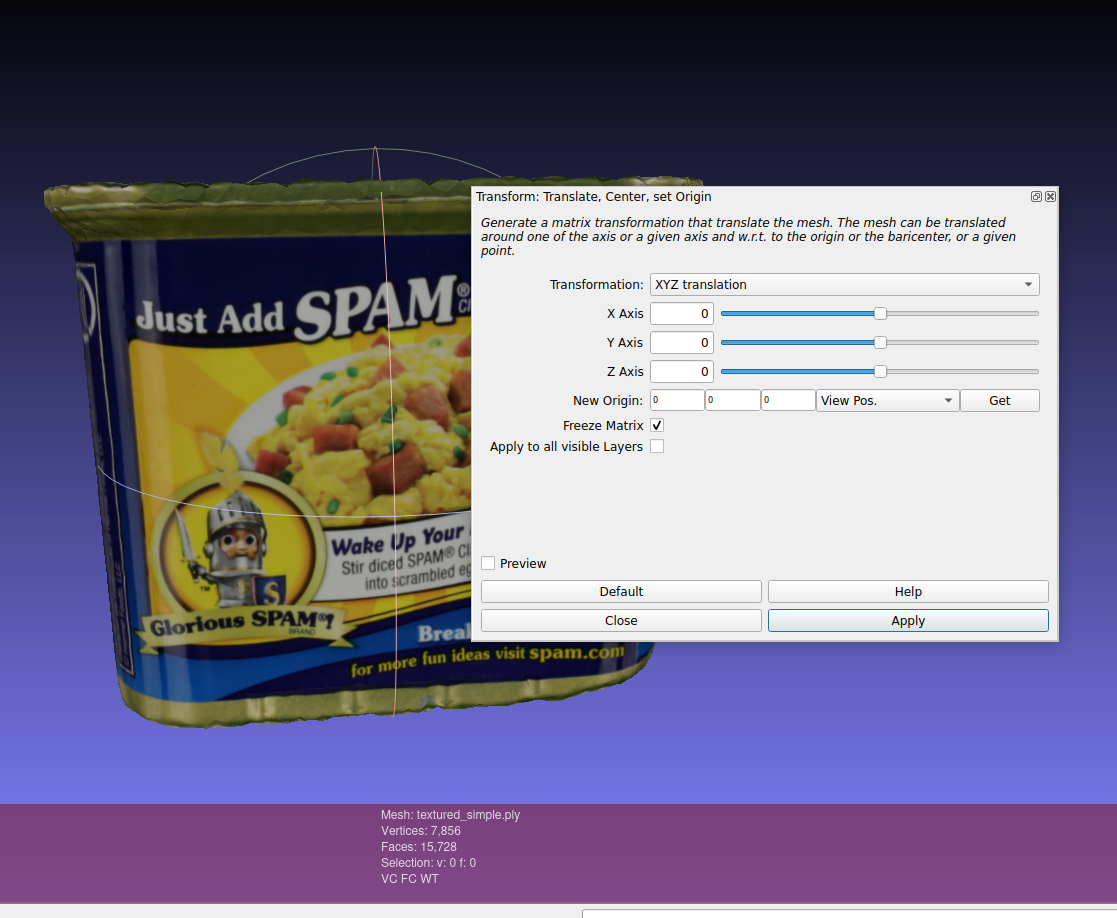 Problem with mesh and contour overlay -- 2D detection is visualized but the mesh and contour ...