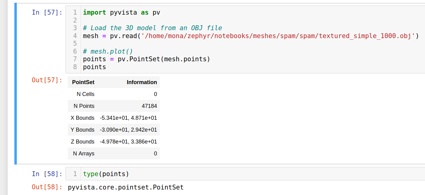 convert mesh to pointcloud · Issue #4502 · pyvista/pyvista · GitHub