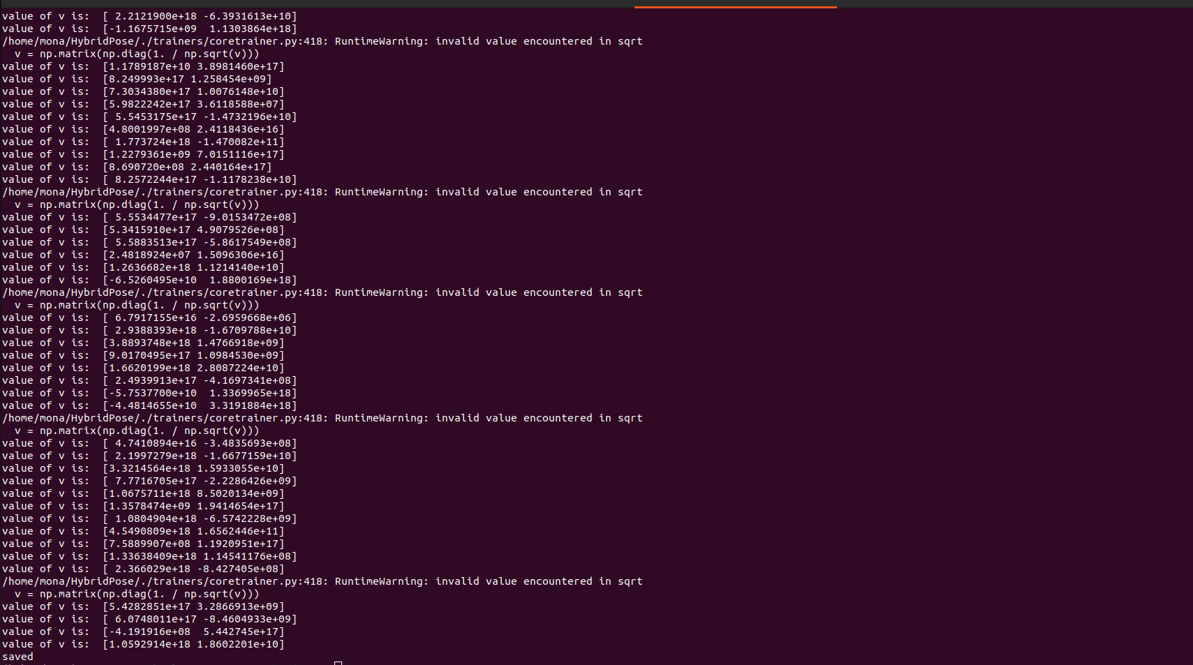 Using Torch 113 Cuda 117 Torchvision 014 And Python 310 Leads To Negative Eigenvalues
