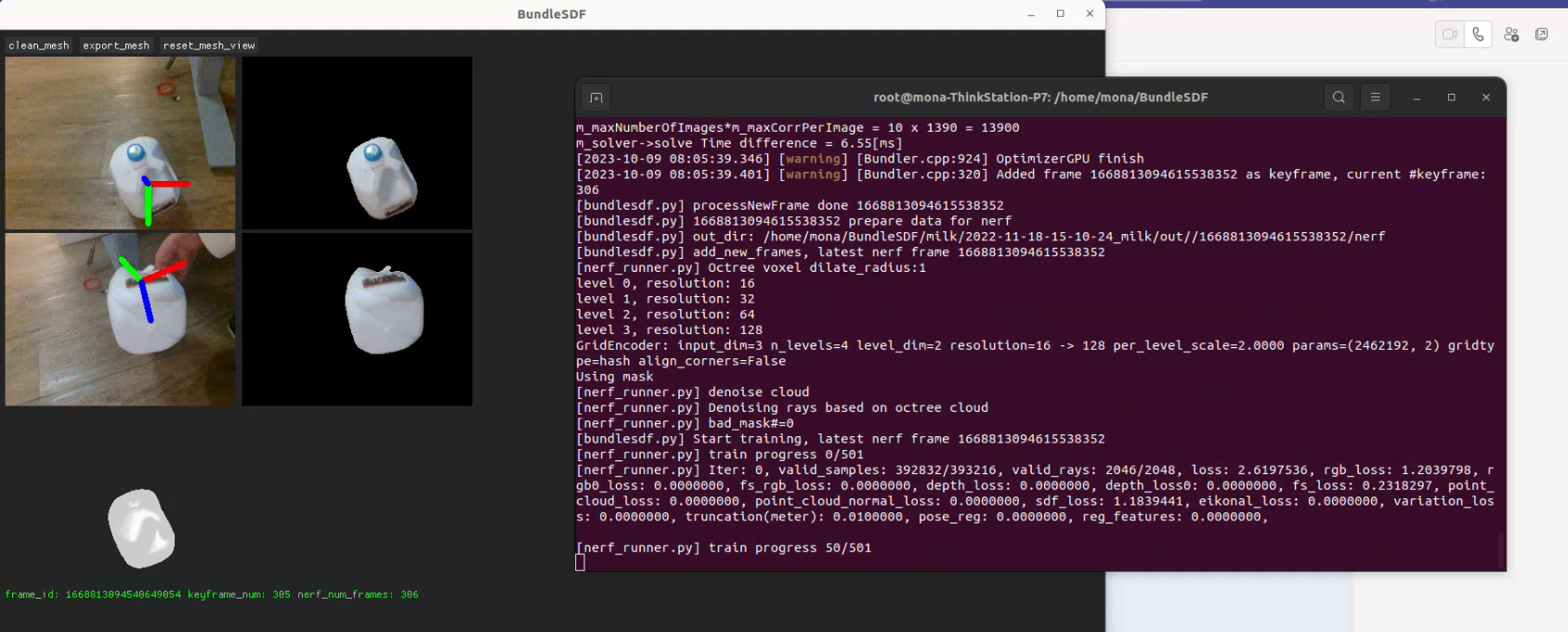 How To Access The Visualizations Of 6d Pose Or Visualize The 6d Pose After Running The Commands